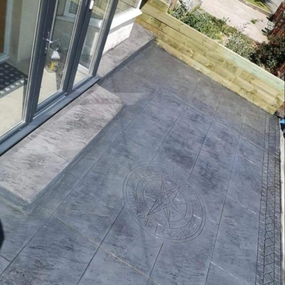 Imprinted Concrete Driveway in West Yorkshire | A1 Driveways